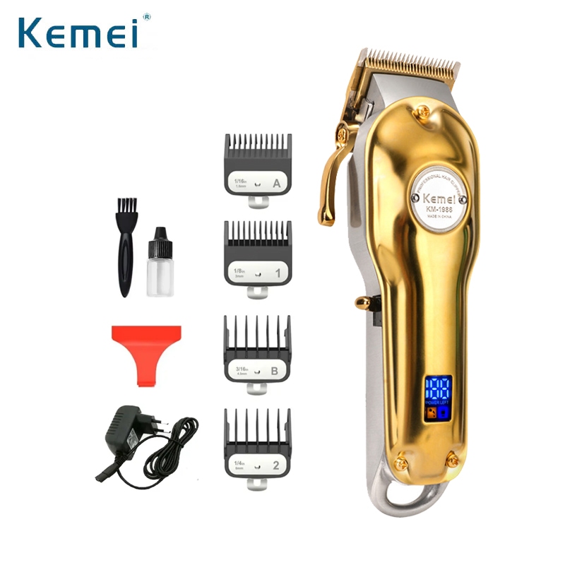 Jual Kemei Alat Cukur Rambut KM 1986 Hair Clipper Electric | Shopee Indonesia