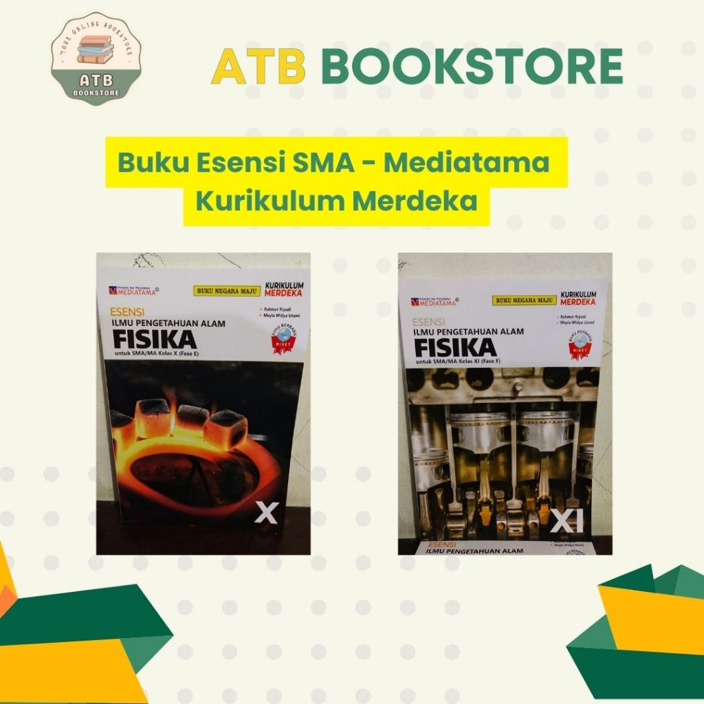 Jual Buku ESENSI IPA Fisika Kelas 10, 11, 12 SMA/MA Kurikulum Merdeka - Mediatama | Shopee Indonesia