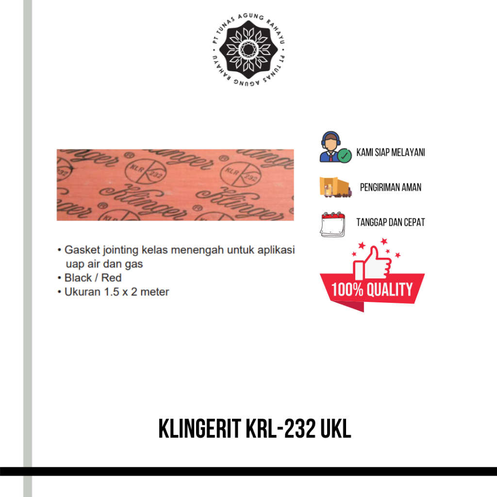 Jual Klingerit KRL-232 UKL - Packing Gasket Lembaran | Shopee Indonesia