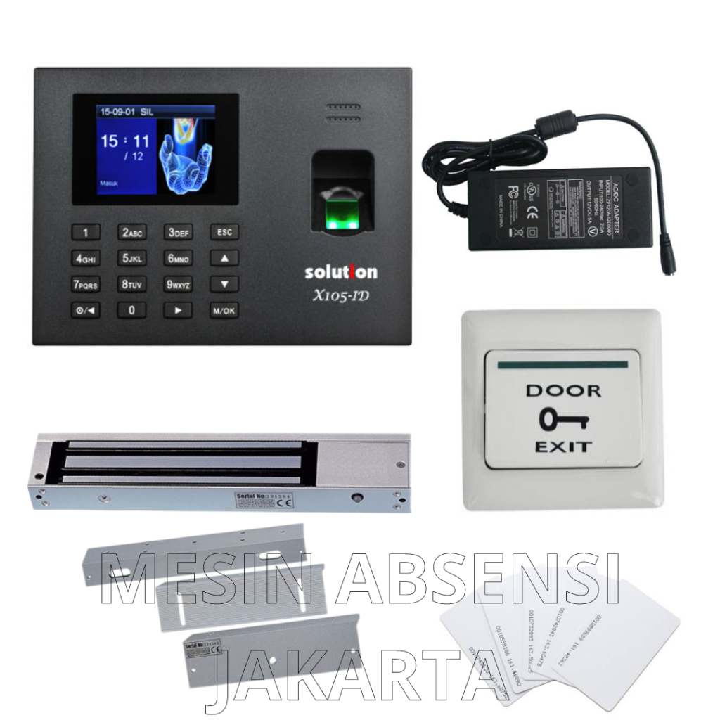 Jual Solution x105 id paket access door pintu kayu/alumunium kaca/besi paket akses door access ...