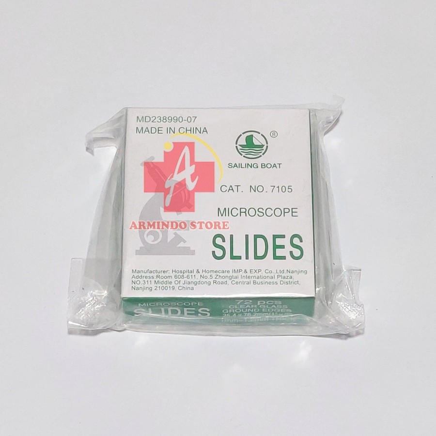 Jual Object Glass Kaca Preparat Cat. 7101 | Cat. 7105 | Sail Brand ...