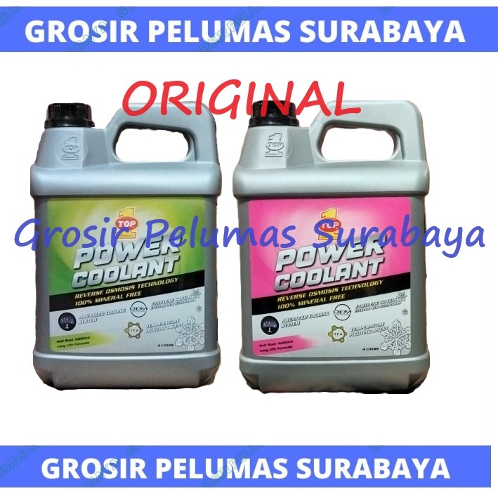 Jual TOP ONE Top1 radiator coolant Top 1 Power Coolant Super galon ...