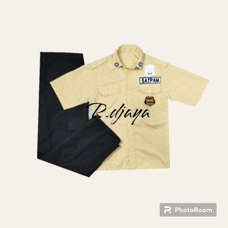 Jual SERAGAM PDH SATPAM CREAM/PDH SATPAM TERBARU | Shopee Indonesia