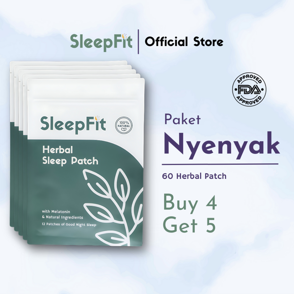 Jual SleepFit - Herbal Sleep Patch - Melatonin - 12 Patch / Sachet ...