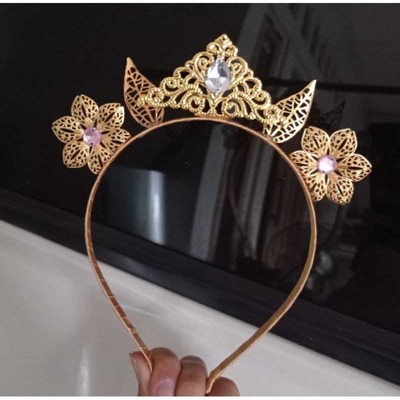 Jual Bando adat/ bando tari /bando karnaval (Bunga Daun) | Shopee Indonesia