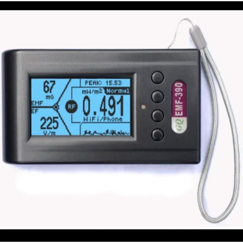 Jual GQ EMF-390 3in1 multi-field Electromagnetic EMF Meter 5G RF Detector Data logger | Shopee ...