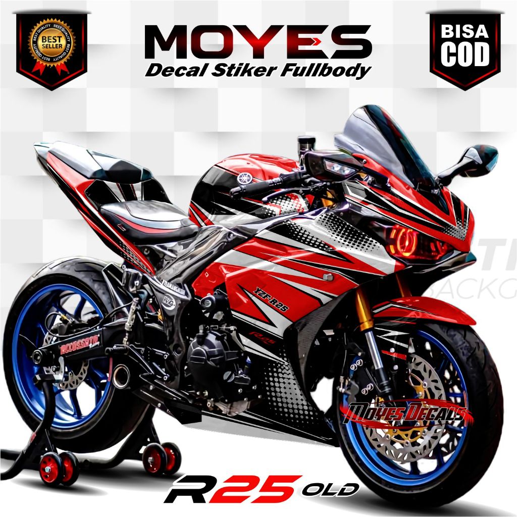 Jual Stiker Fullbody Decal R25 Design Custom Balap | Shopee Indonesia