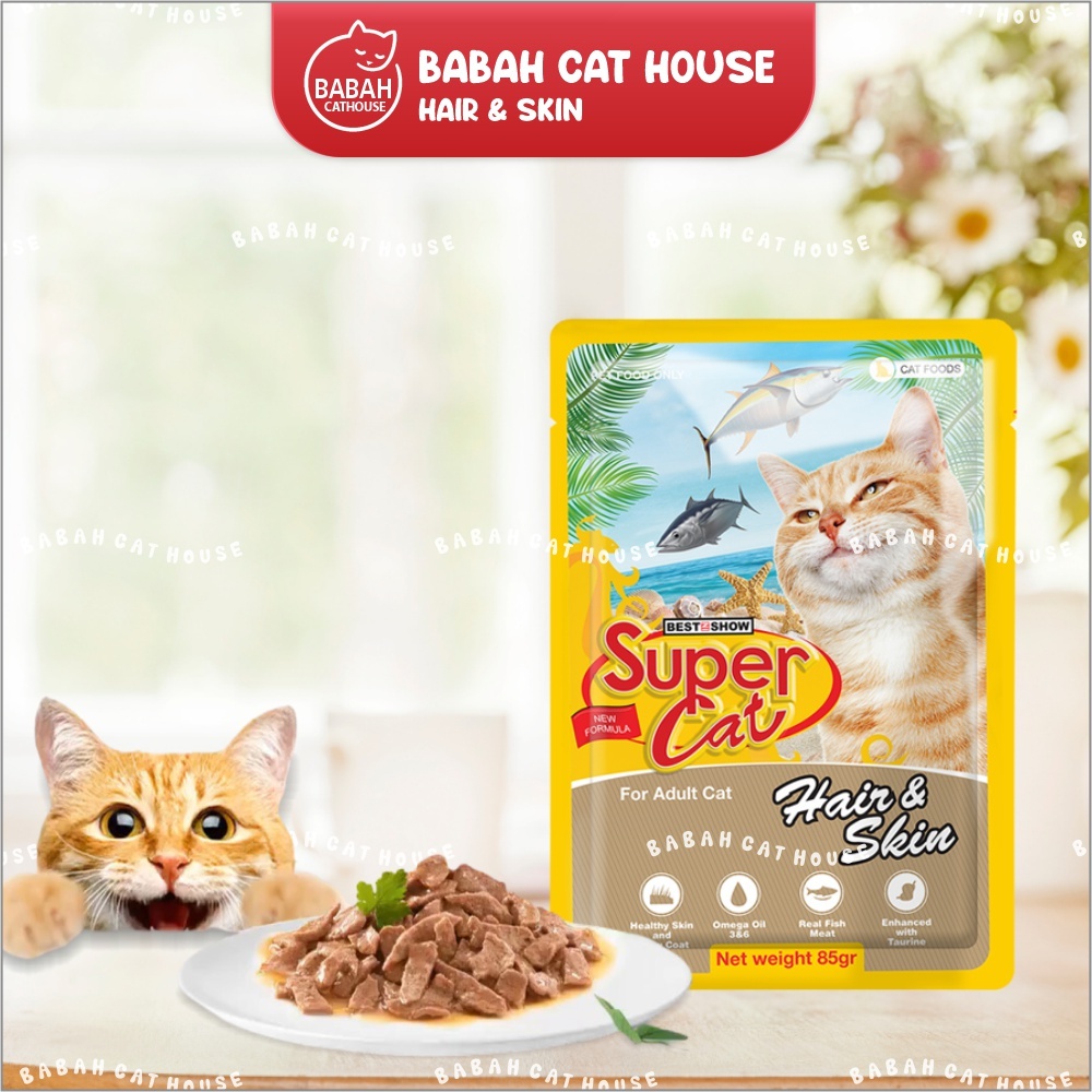 Jual WET FOOD SUPER CAT POUCH 85gr Makanan Basah Kucing Anak Kitten ...