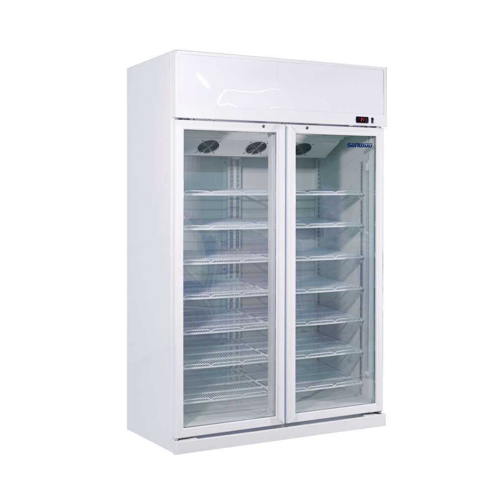 Jual Showcase Double Door Sanwoo SNW-1076 1000 liter / Kulkas 2 pintu ...