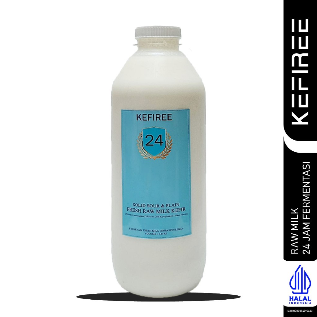 Jual KEFIR SUSU / MILK KEFIR (24 JAM-NON PASTEURIZED-1 LITER) - KEFIREE ...