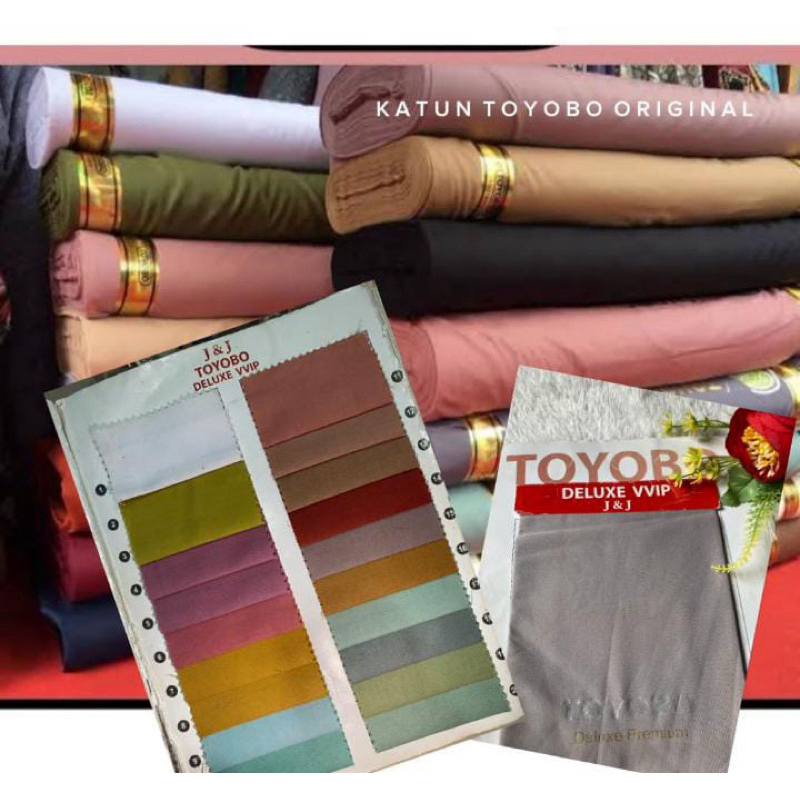 Jual Katun Toyobo | premium (harga 0,5 per-meter) | Shopee Indonesia
