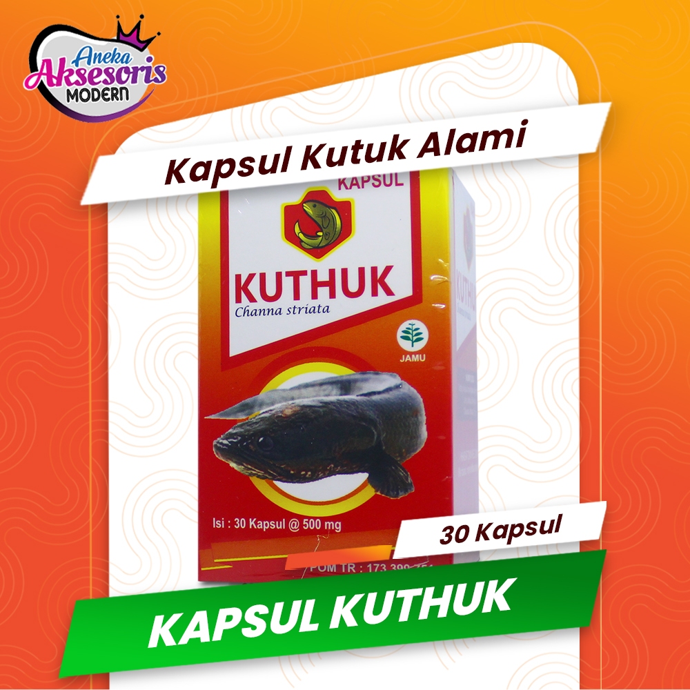 Jual KAPSUL KUTUK KUTHUK ALAMI EKSTRAK IKAN GABUS MEMPERCEPAT PENYEMBUHAN Mengeringkan Luka ...