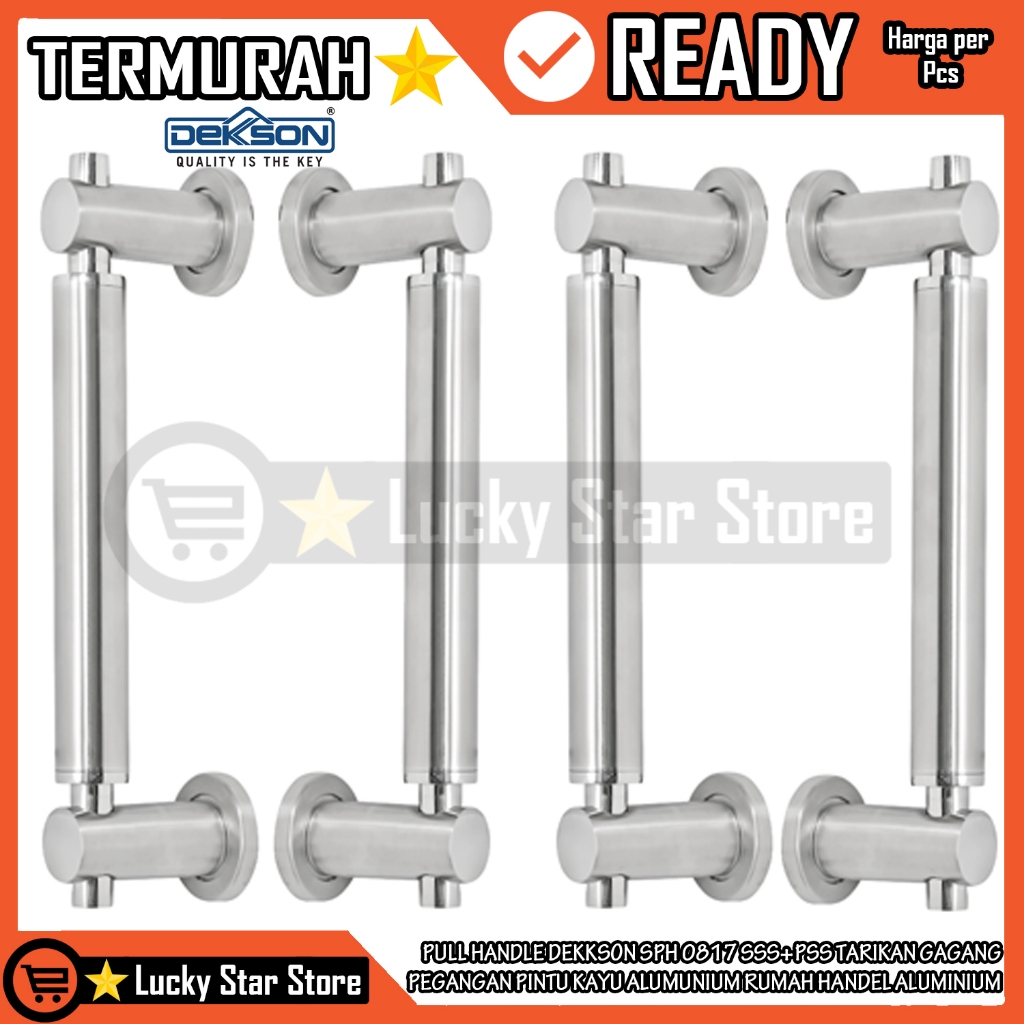 Jual PULL HANDLE PINTU KACA DEKKSON DEKSON PH 0817 SSS+PSS SHOWER PUL ...