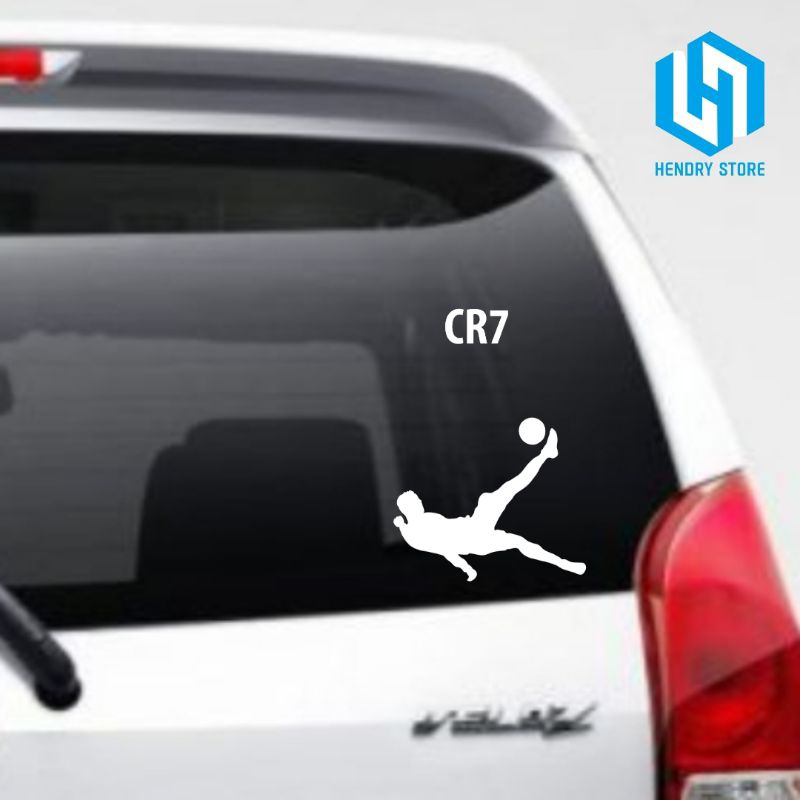 Jual CUTTING STICKER ICONIC GOAL BICYCLE KICK CRISTIANO RONALDO STIKER ...