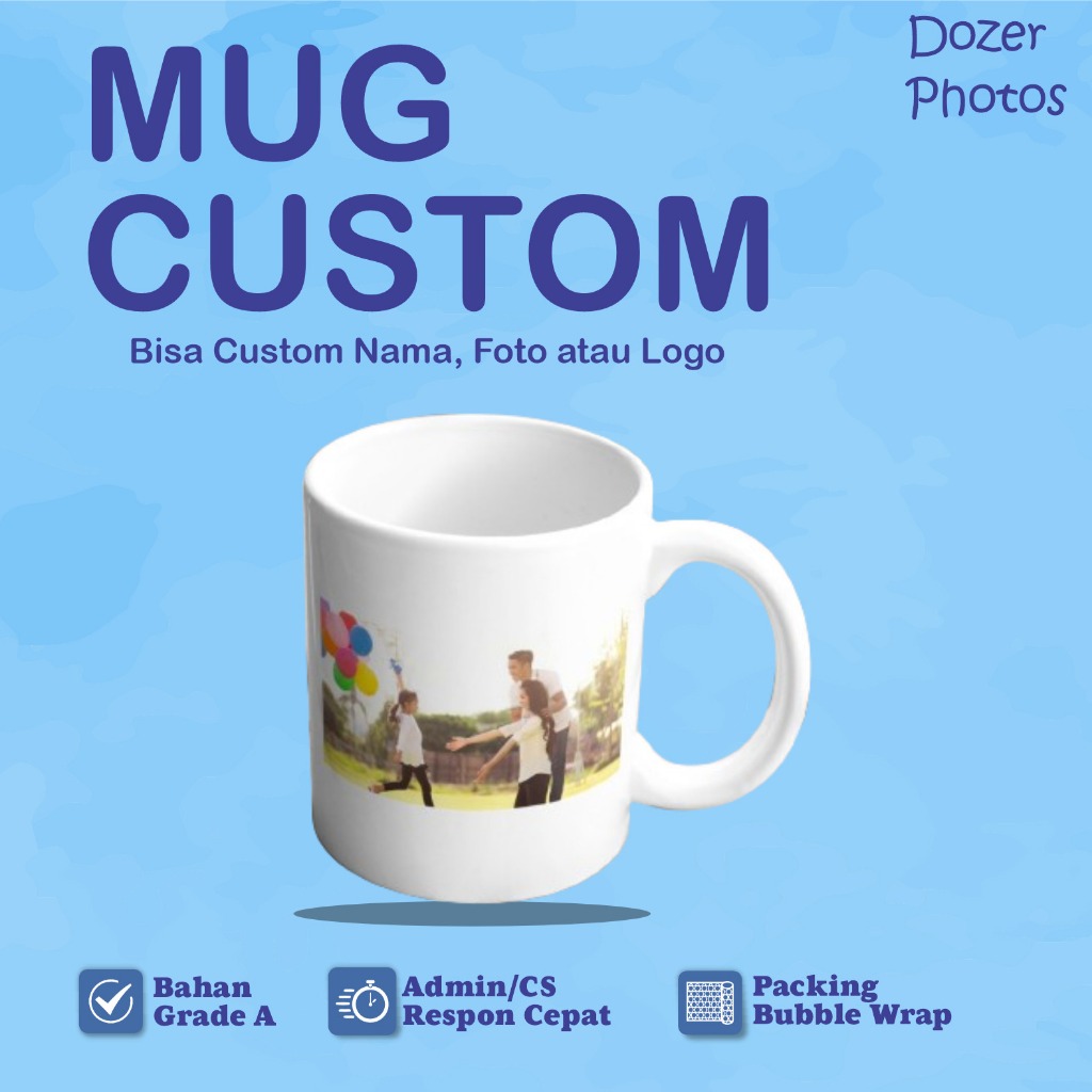 Jual MUG CUSTOM/MUG FOTO/GELAS CUSTOM | Shopee Indonesia