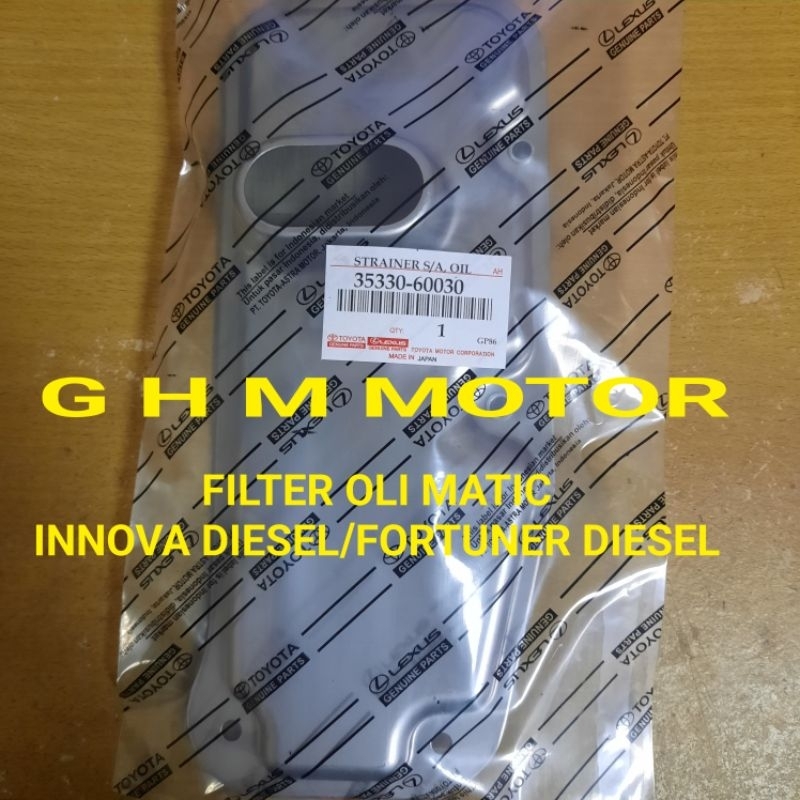 Jual filter oli matic innova diesel/fortuner diesel original | Shopee ...
