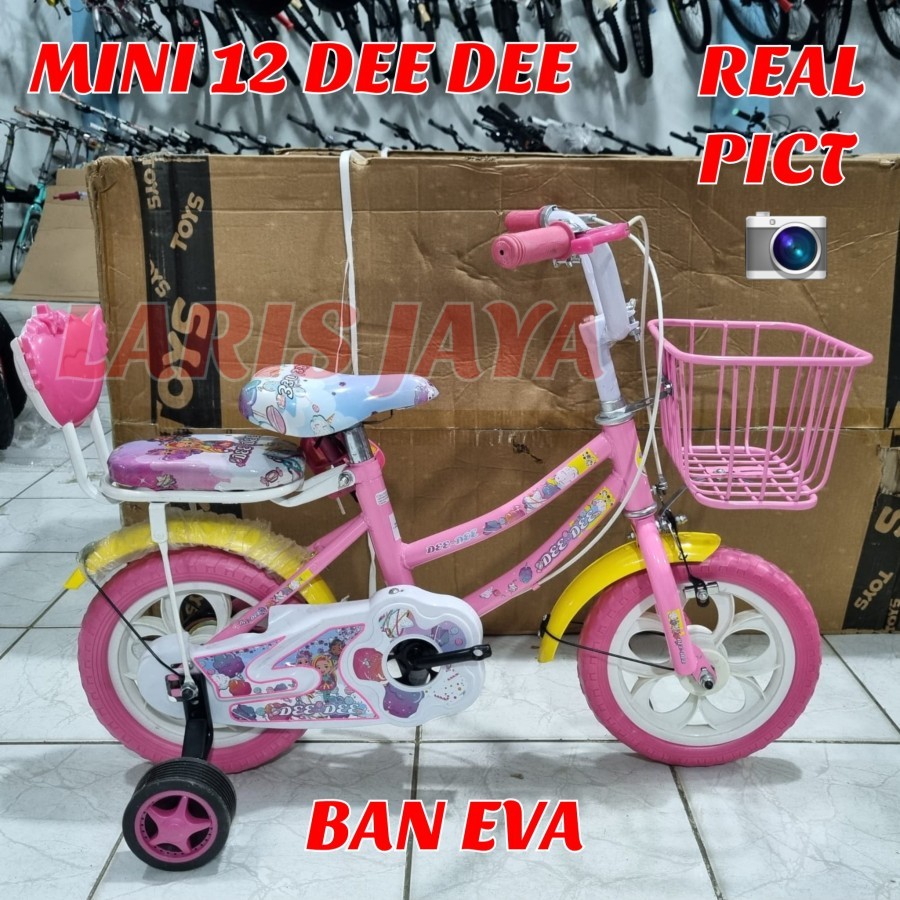 Jual SEPEDA ANAK PEREMPUAN 12 INCH DEE DEE NABILLA BAN EVA / BAN MATI ...
