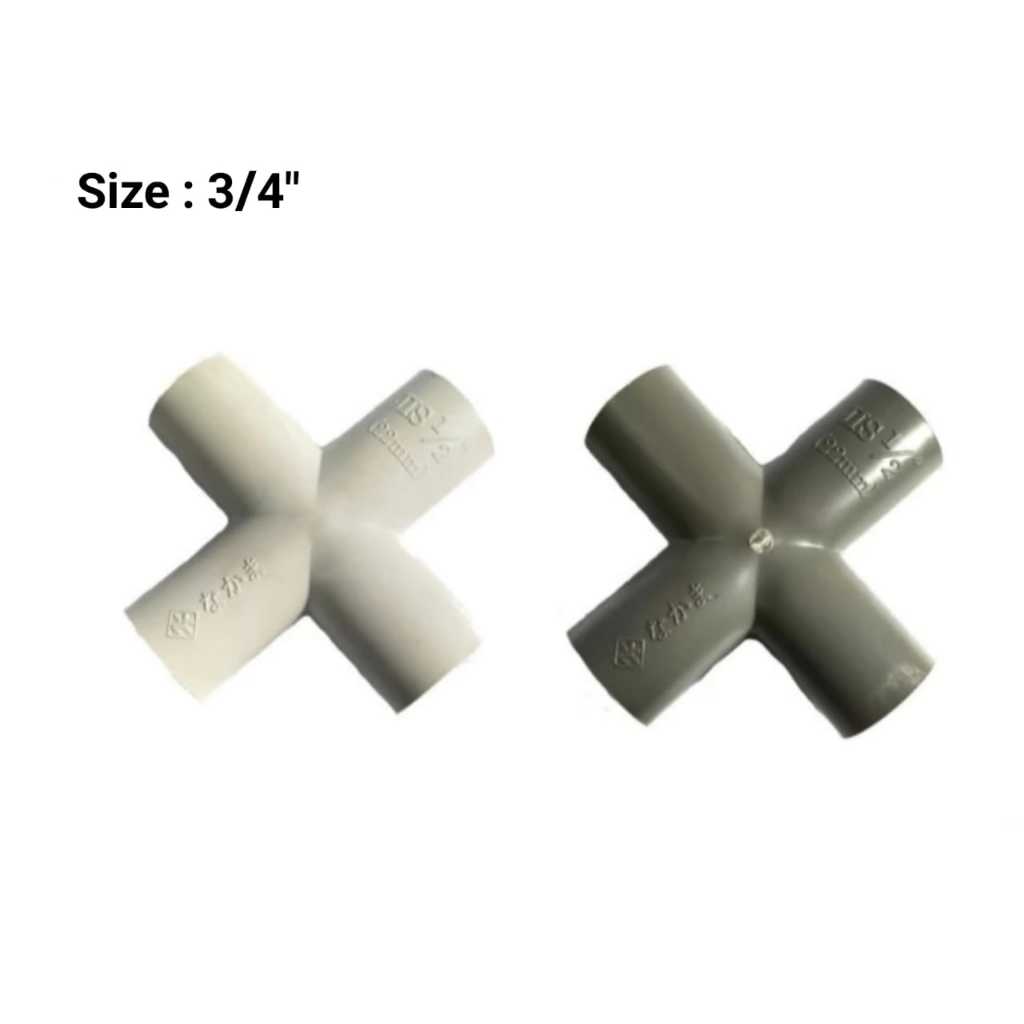 Jual Cross Tee PVC 3/4" / Straight Tee 4 Way 26mm Nakama JP | Shopee ...