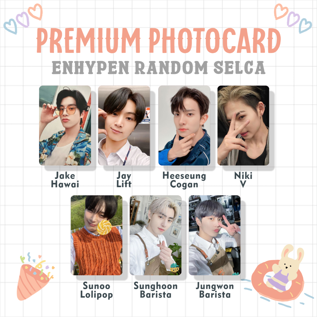 Jual PHOTOCARD PC PREMIUM Mmber ENHAYPEN | Shopee Indonesia