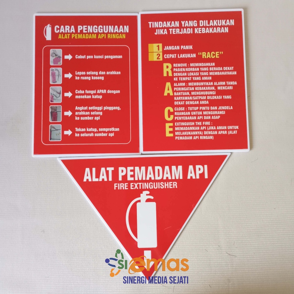 Jual Produk terbaru Akrilik Tanda APAR Akrilik Alat Pemadam Api Ringan ...