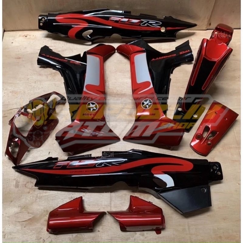 Jual cover body fizr f1zr hitam merah maron full set halus yamaha fizr ...