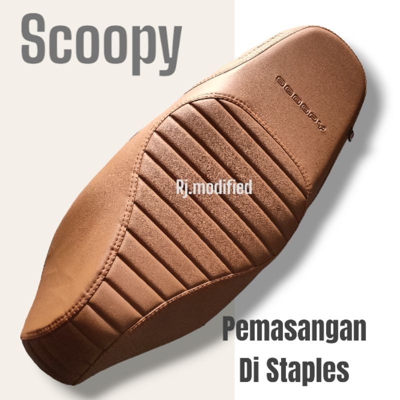Jual Sarung jok motor SCOOPY PREMIUM Caferacer ( All size Scoopy ...