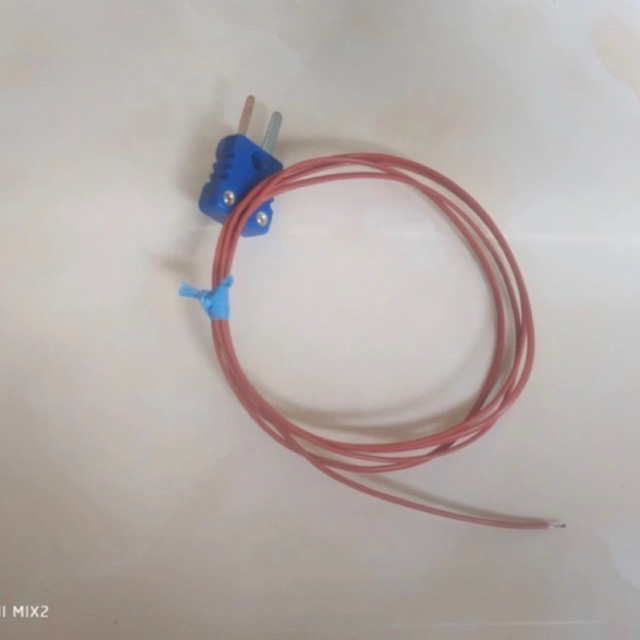 Jual 2*0.3mm Brown Teflon PTFE T Type thermocouple Temperature Sensor ...