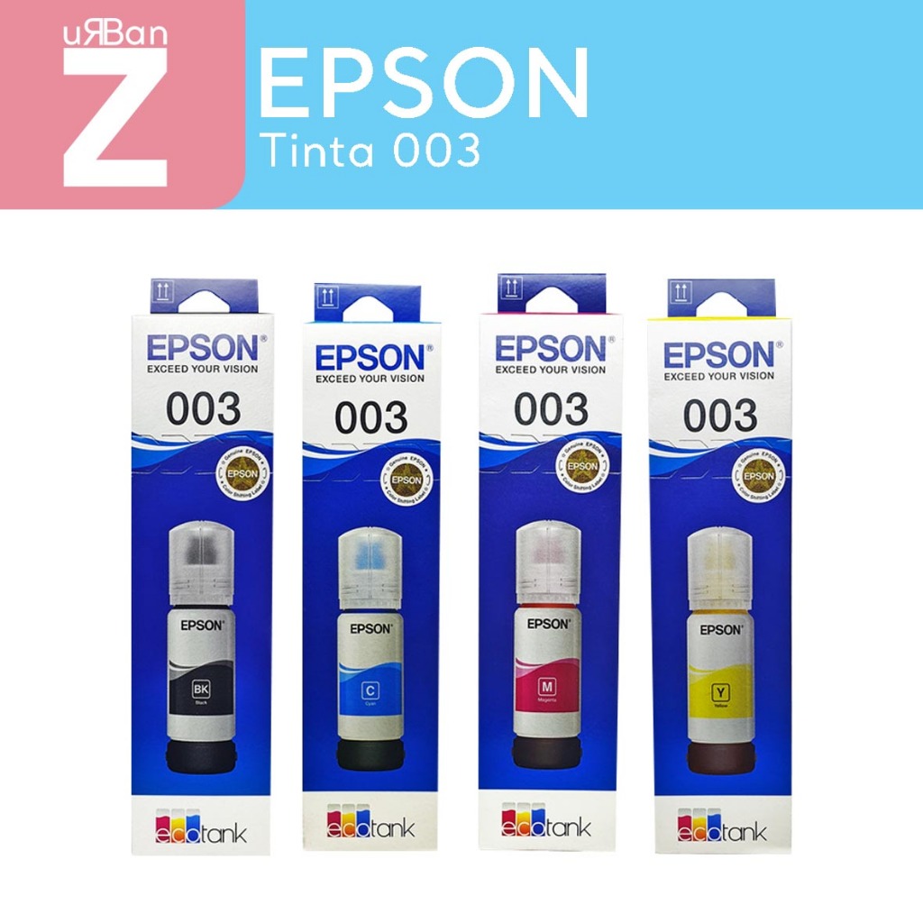 Jual Tinta Epson 003 Original Refill (Printer L100/L110/L120 L200/L210/L220/L300/L310/L350 ...