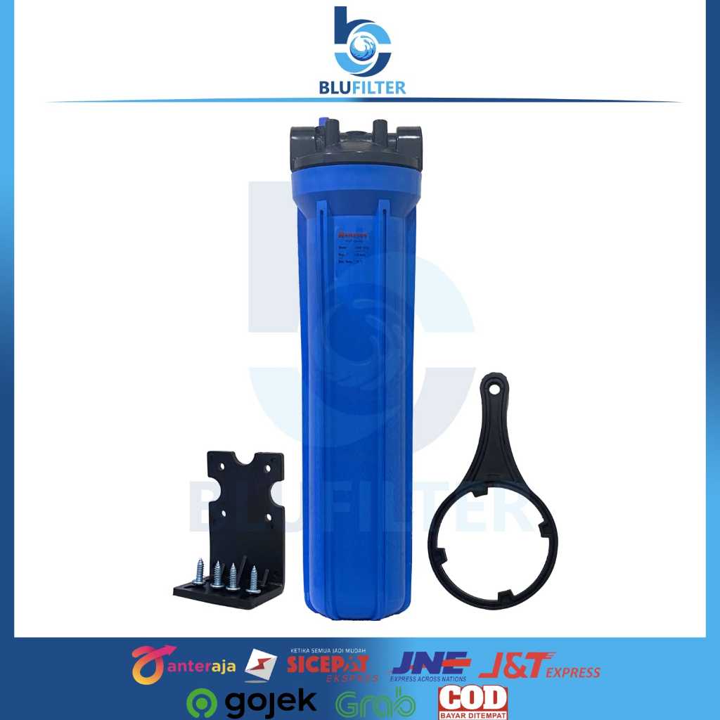 Jual HOUSING FILTER AIR 20” NANOTEC BLUE / HOUSING FILTER AIR NANO 20 ...