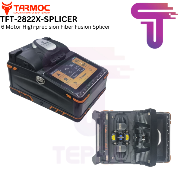 Jual Tarmoc TFT-2822X-SPLICER | 6 Motor Fiber Optic Fusion Splicer Alat ...