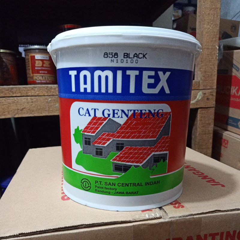 Jual Cat Genteng Tamitex kemasan 4 Kg ( Galon ) | Shopee Indonesia