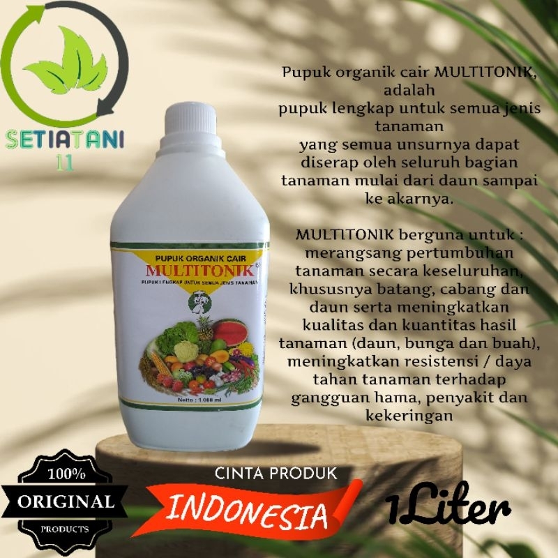 Jual Pupuk Organik Cair Multitonik Meningkatkan Pertumbuan Tanaman ...