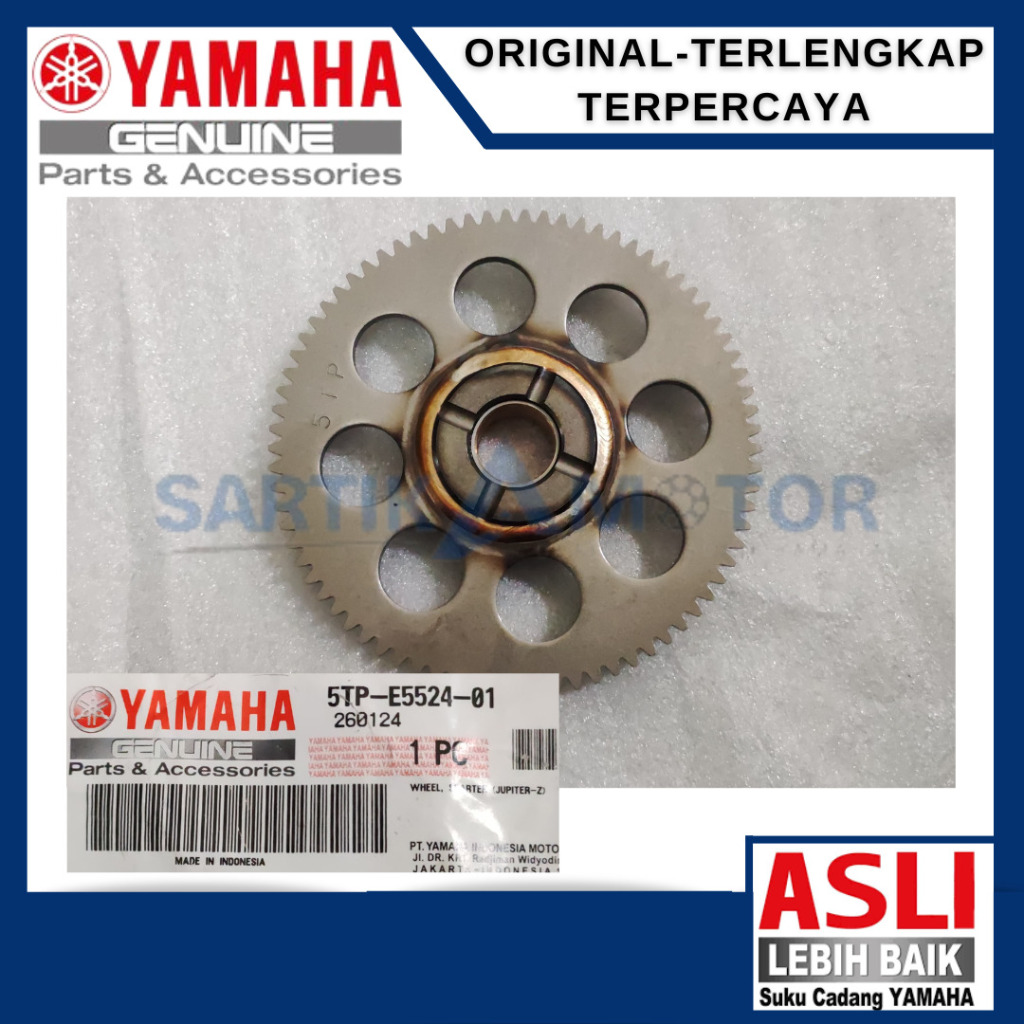 Jual Wheel Starter Gear Oneway Besar Yamaha Jupiter Z Burhan ( 5TP ...