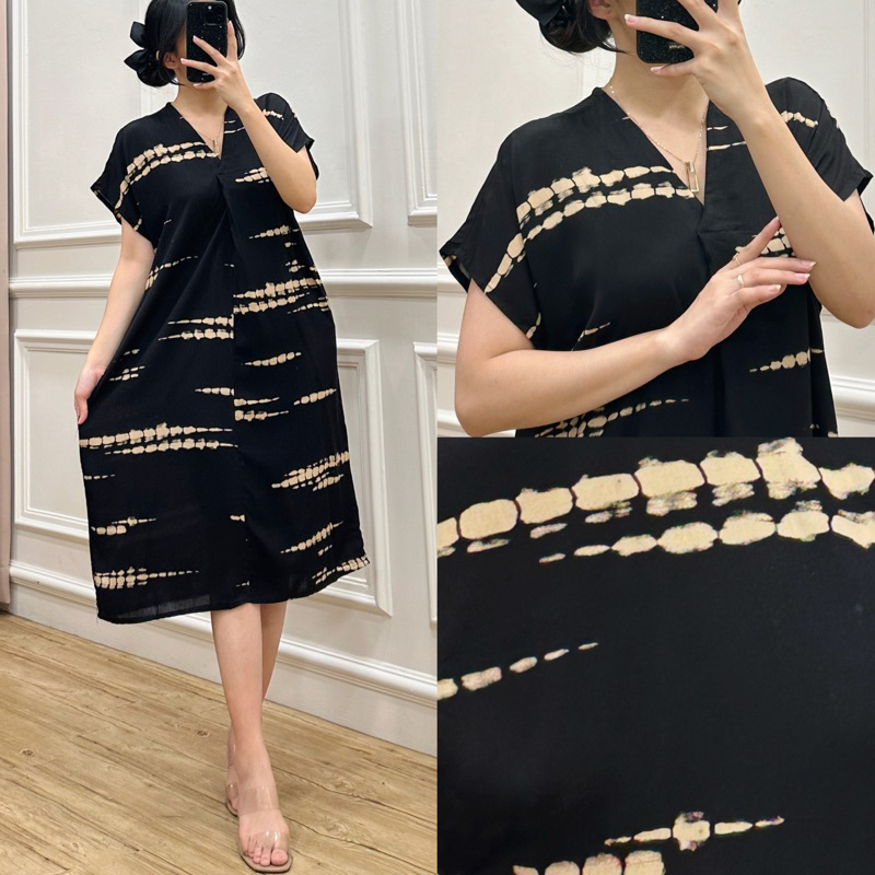 Jual Amariel Ava Dress Daster Nyaman Adem Bumil Friendly | Shopee Indonesia