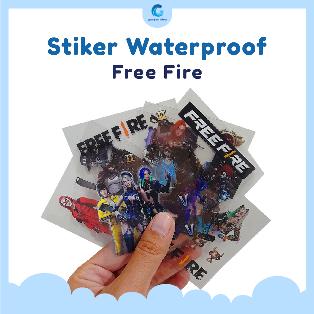 Jual STICKER NONO FREE FIRE FF [ECER] WATERPROOF / 1 LEMBAR STIKER ...