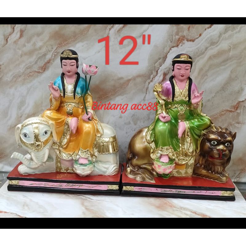 Jual patung dewi po lian / pu xian pu sa / SAMANTA BHADRA - fiber ...