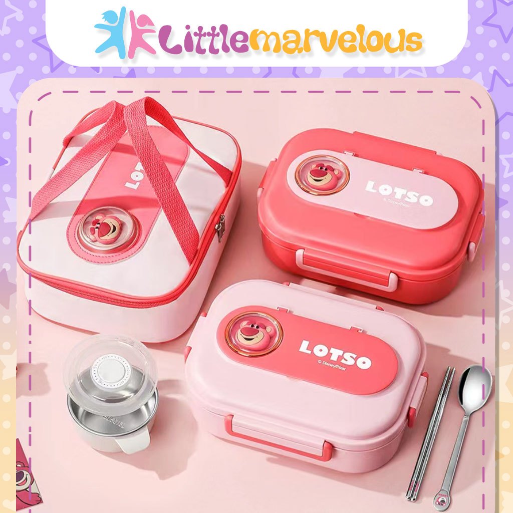 Jual LOTSO FREE LUNCHBAG(STAINLESS 316/304 FREE SENDOK+SUMPIT+SUP JAR ...
