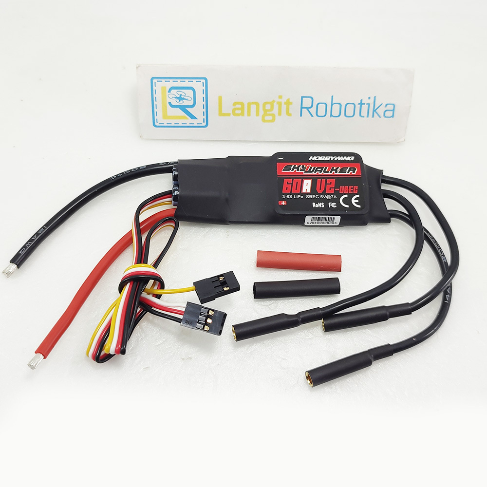 Jual ESC HOBBYWING SKYWALKER 60A V2 ESC 60 A V2 | Shopee Indonesia
