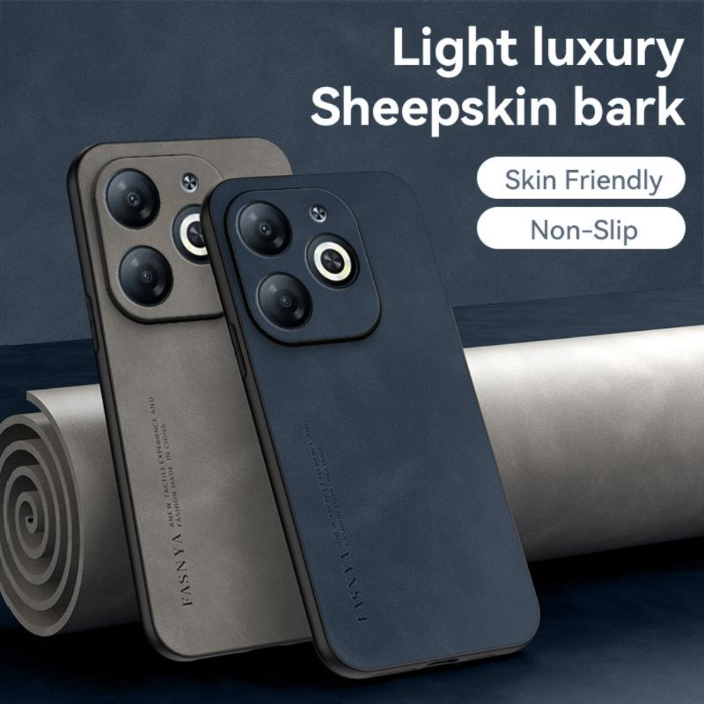 Jual Soft Case Itel P55 NFC P55 5G S23 S23 Plus Luxury Casing Sheepskin Leather FOR ITEL ...