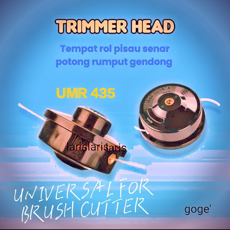 Jual Thrimmer Head dudukan tali senar nylon cutting mesin potong rumput ...