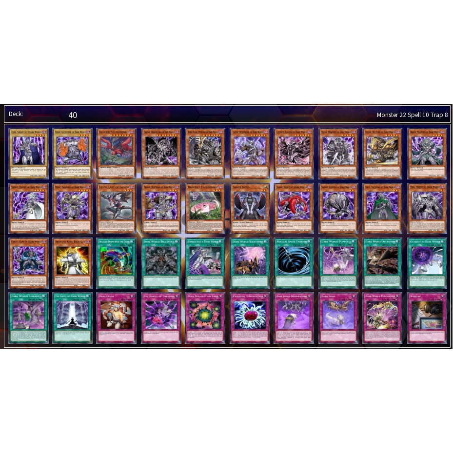 Jual YUGIOH DARK WORLD ORIGINAL KONAMI DECK SR13 | Shopee Indonesia
