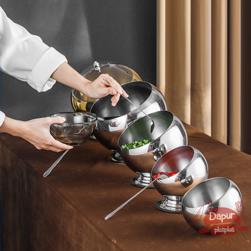 Jual Mangkok Hidangan Prasmanan Korea Stainless Tebal | Mangkuk Sup ...