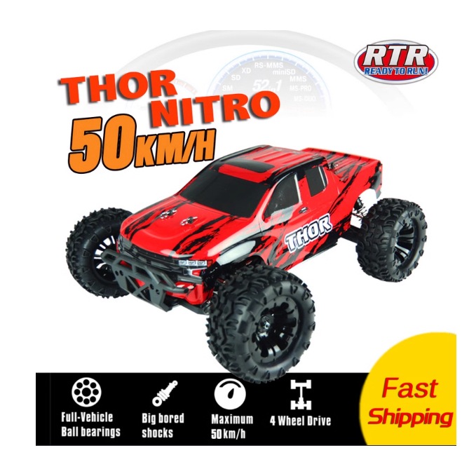 Jual Rc Car Nitro Engine VRX Monster truck 2 speed RTR 1/10 | Shopee ...