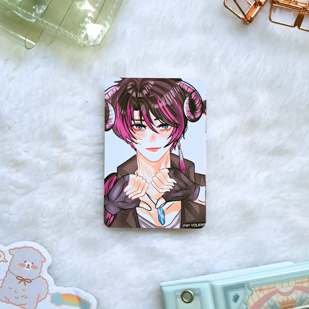 Jual VTUBER INDONESIA photocard by onintwin / Harris Caine / Mikazuki ...