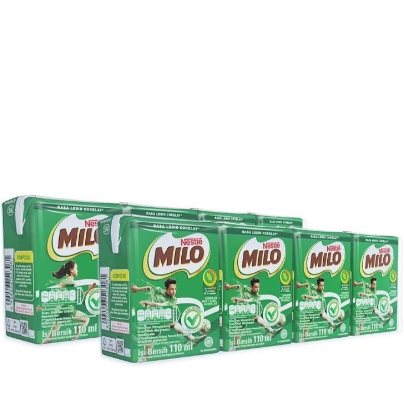 Jual Milo active go susu malt coklat cair 110ml (Isi 4) | Shopee Indonesia