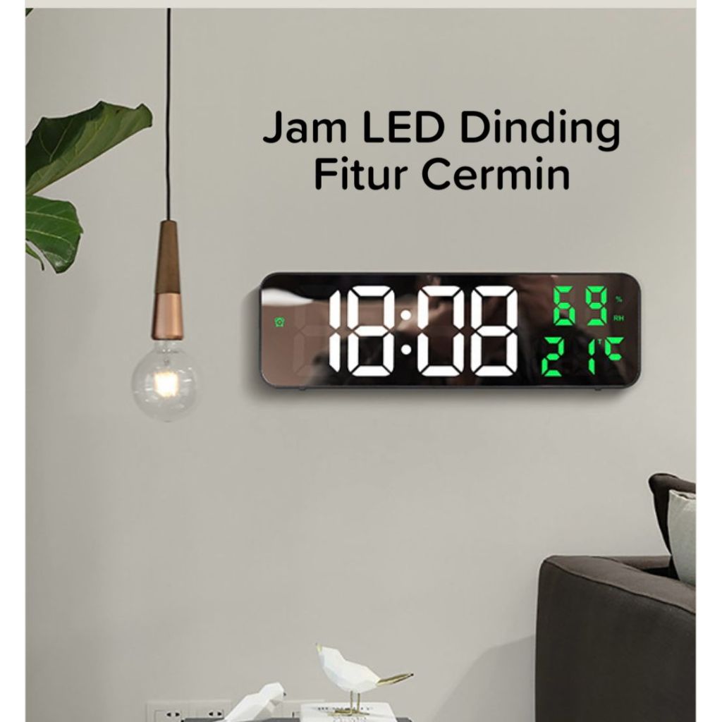 Jual Jam dinding digital LED / Table Clock LED Jam Meja Digital Smart ...