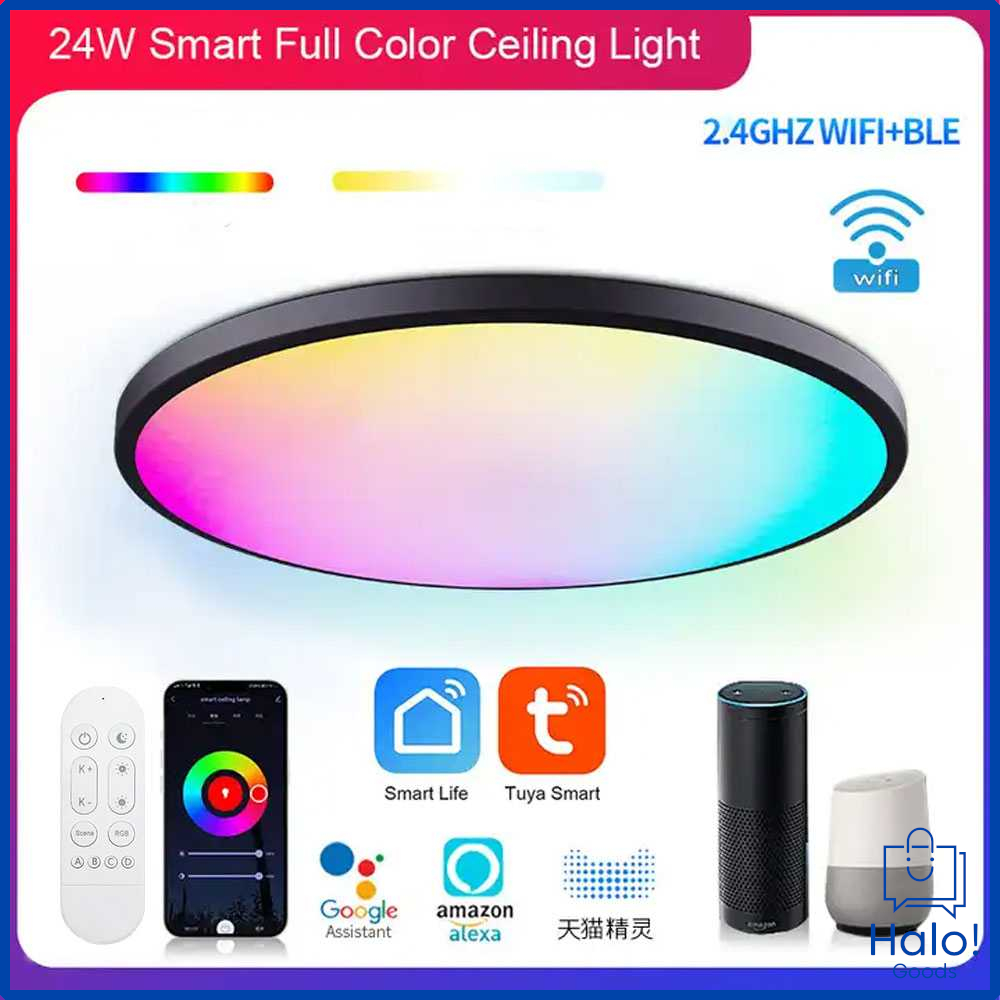 Jual Lampu Plafon LED Ceiling Light Bluetooth WiFi APP RGBCW 24W ...