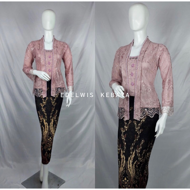 Jual Kebaya Kutu Baru / Tile Payet / Kebaya Modern / Kebaya wisuda / kebaya Tunik / Kebaya ...