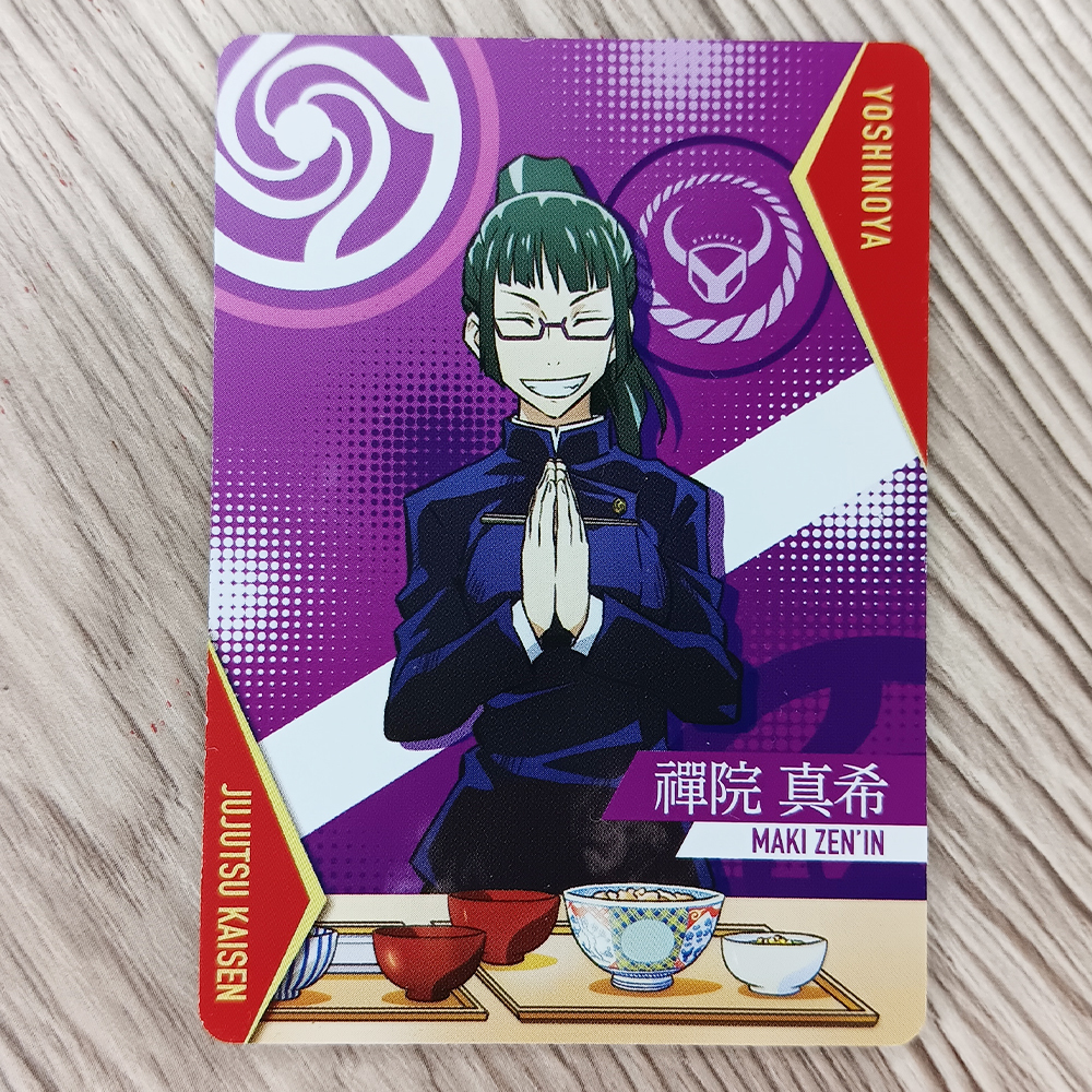 Jual ORIGINAL Maki Zen'in Jujutsu Kaisen Photocard Yoshinoya | Shopee ...