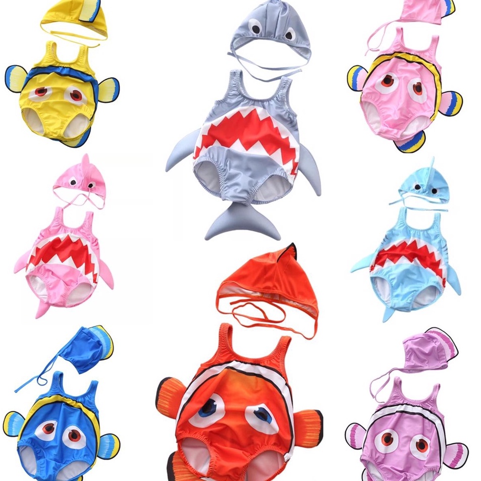 Jual In Stock BAJU RENANG ANAK LAKILAKI DAN PEREMPUAN MODEL BABY SHARK ...